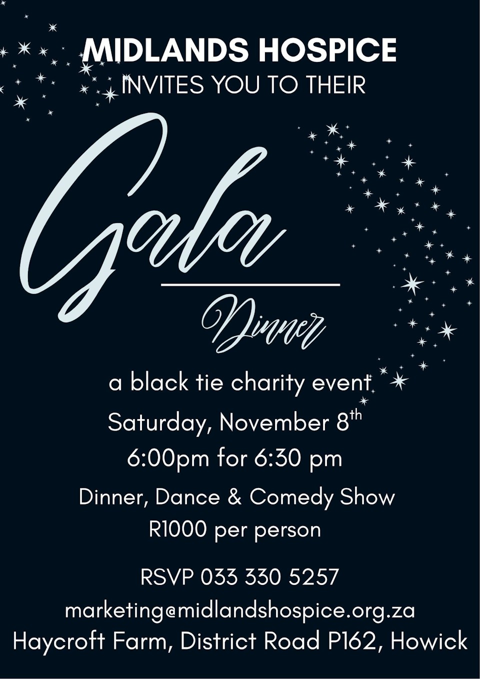 Midlands Hospice Gala Dinner bookings open for 2025 event ...